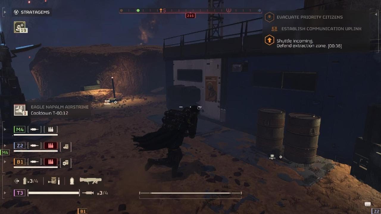 Helldive extraction gone very wrong - YouTube
