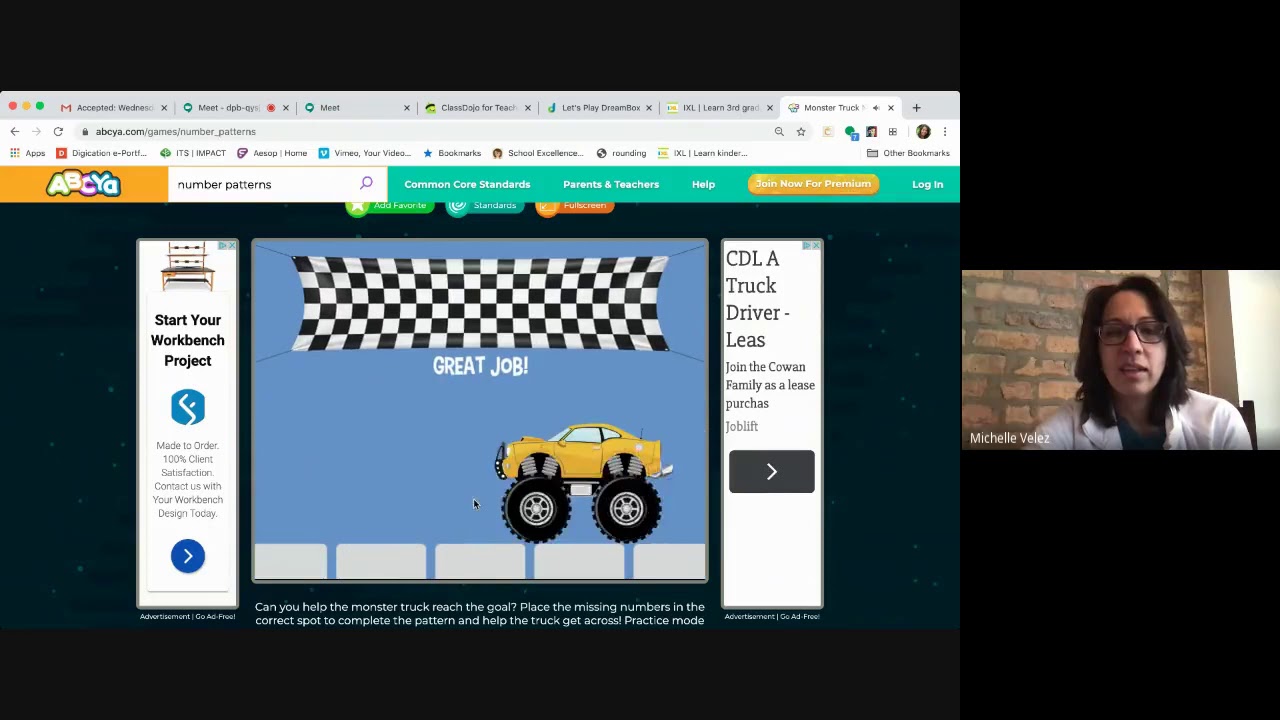 3rd Grade Math Enrichment - ABCYa Number Patterns! - YouTube