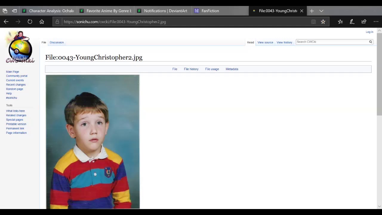 Chris-Chan (AKA Sonichu) CWCki Reading Part 1: Early Life, and ...