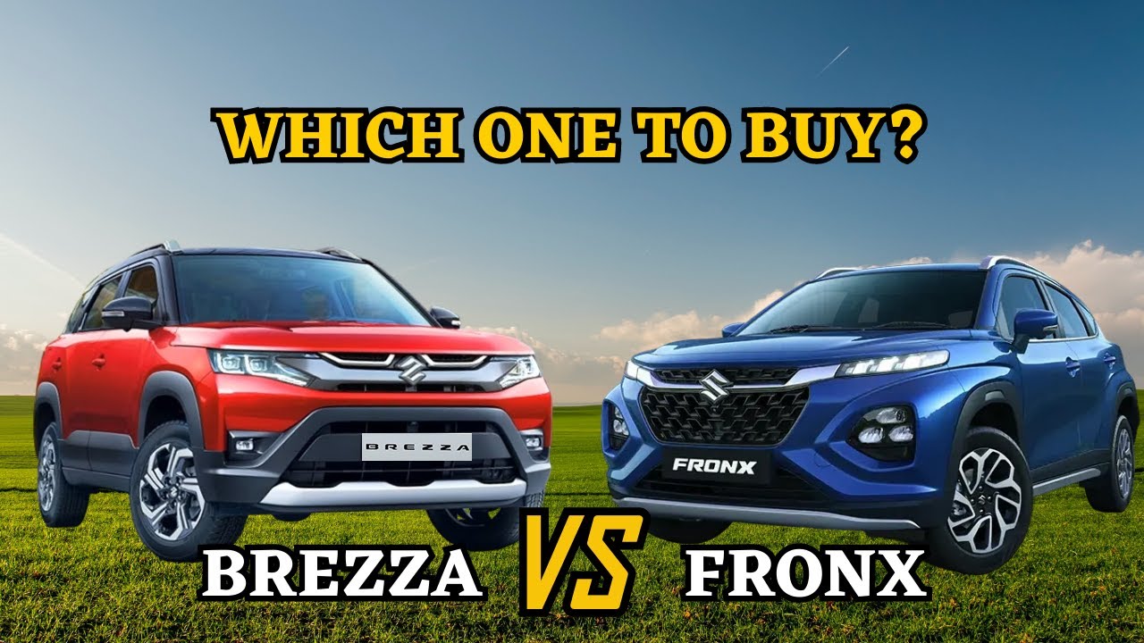 Maruti Fronx Vs Brezza 2023| Detailed Comparison| Exterior, Interior ...