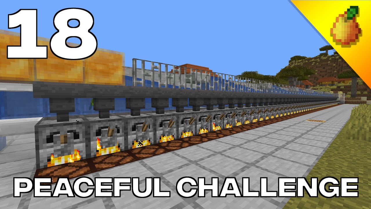 Peaceful Challenge #18: Furnace XP Farm And Bartering - YouTube