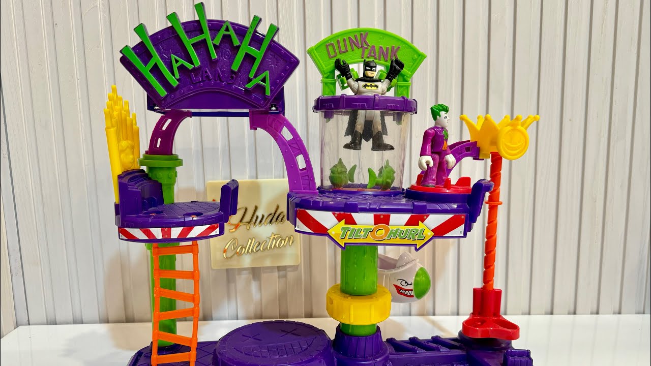 Fisher-Price Imaginext DC Super Friends The Joker Laff Factory Playset ...