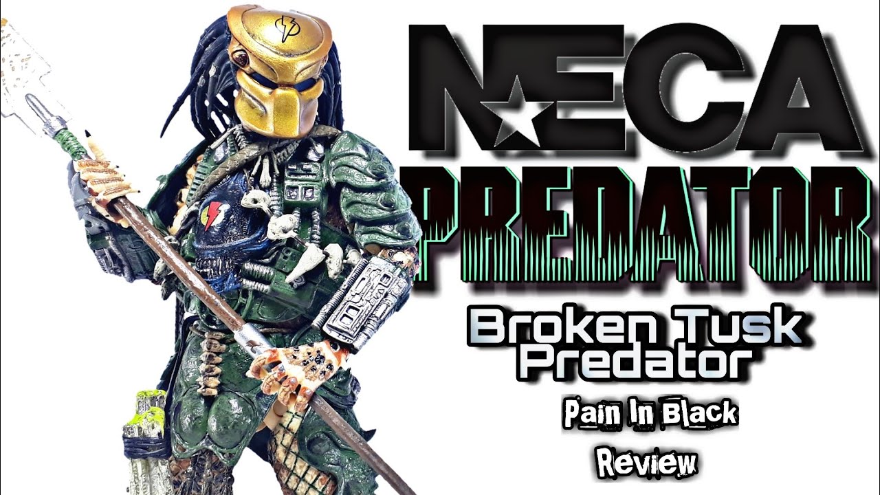NECA Broken Tusk Predator Serie 18 En Español - YouTube