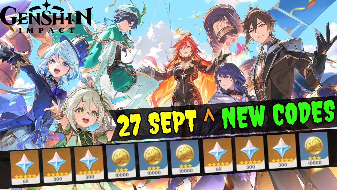 14K Promogems !! GENSHIN IMPACT REDEEM CODES 2024 - GENSHIN IMPACT ...