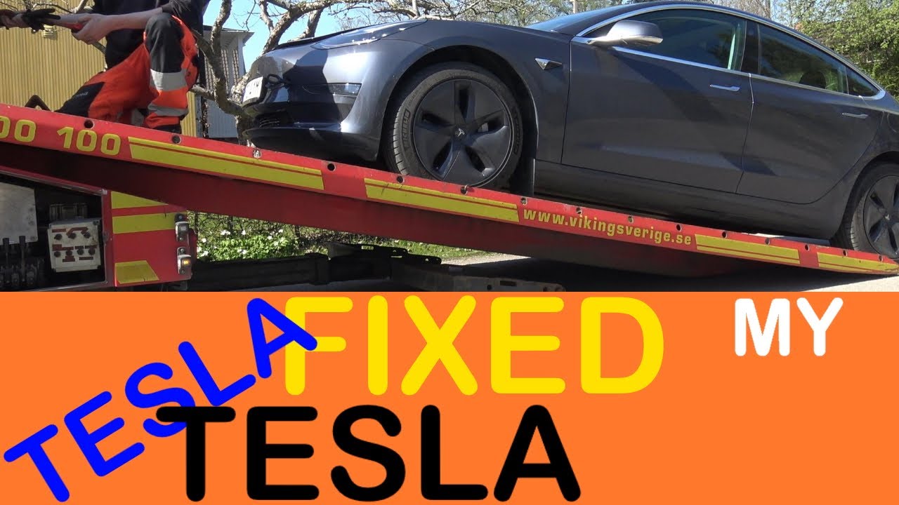 My Tesla Model 3 is back after computer failure - YouTube