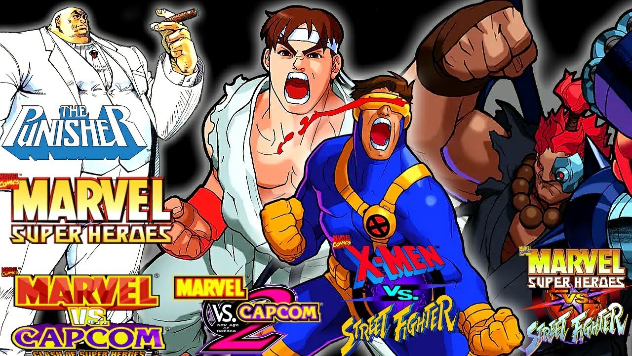 LIVE LONGPLAY SATURDAY/ MARVEL VS CAPCOM FIGHTING COLLECTION GAMES ...
