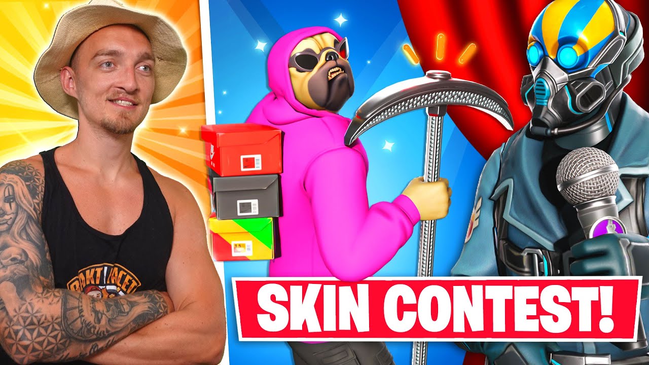 ÅRETS FÖRSTA SKIN CONTEST I FORTNITE - YouTube