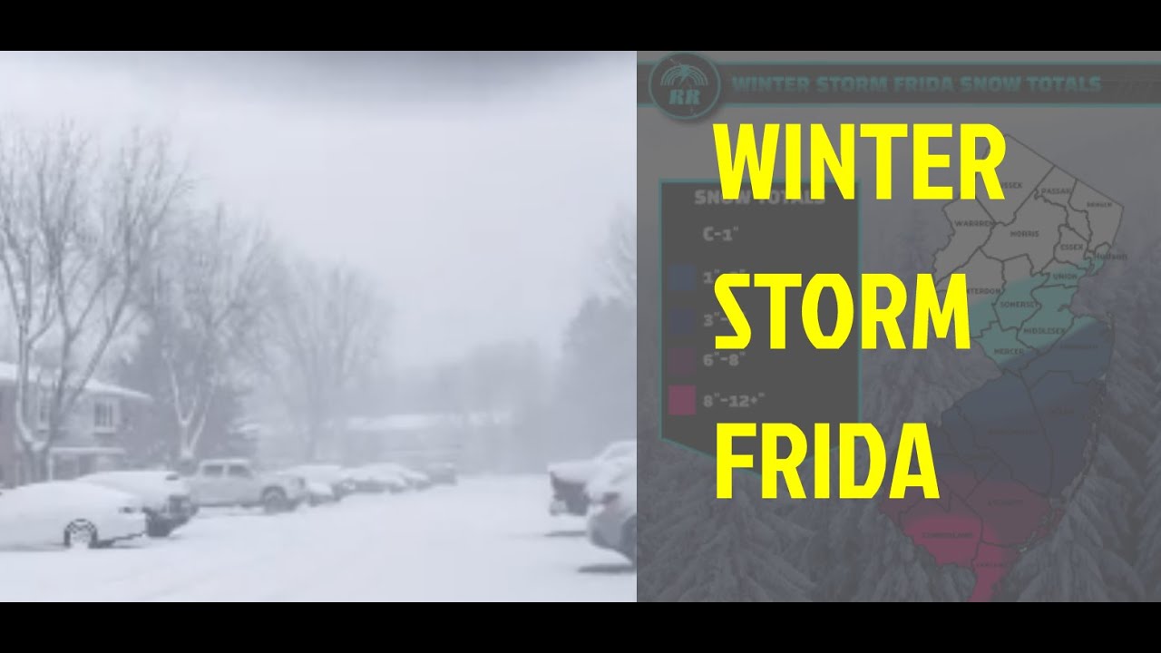 WINTER STORM Frida Coverage | 6+ Inches of Snow | 1/3/22 - 1/5/22 - YouTube