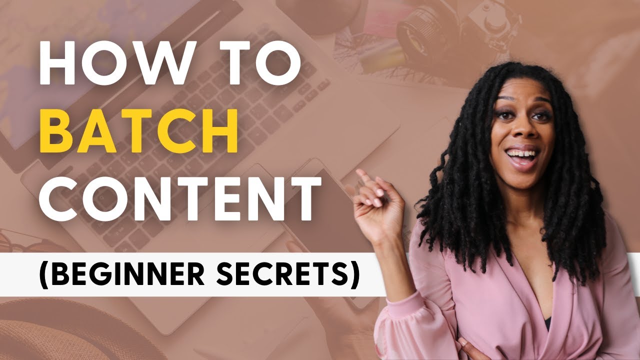 How to Batch Content (Beginner Secrets) - YouTube