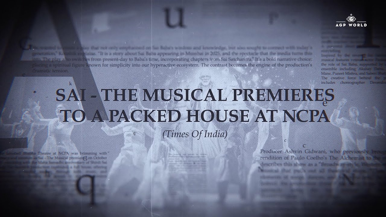 Sai The Musical - Press Highlights | AGP World - YouTube
