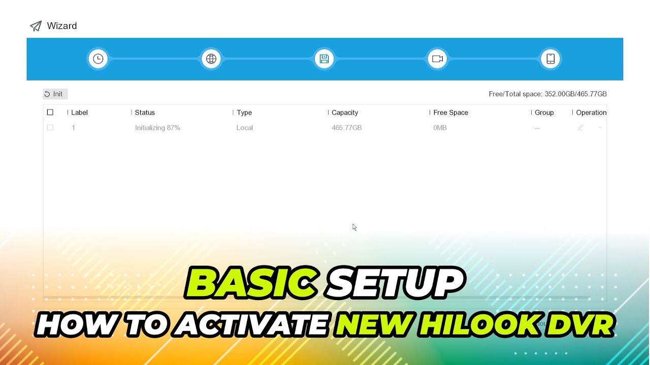 How to Activate the New Hilook DVR | Hilook DVR Basic Setup - YouTube