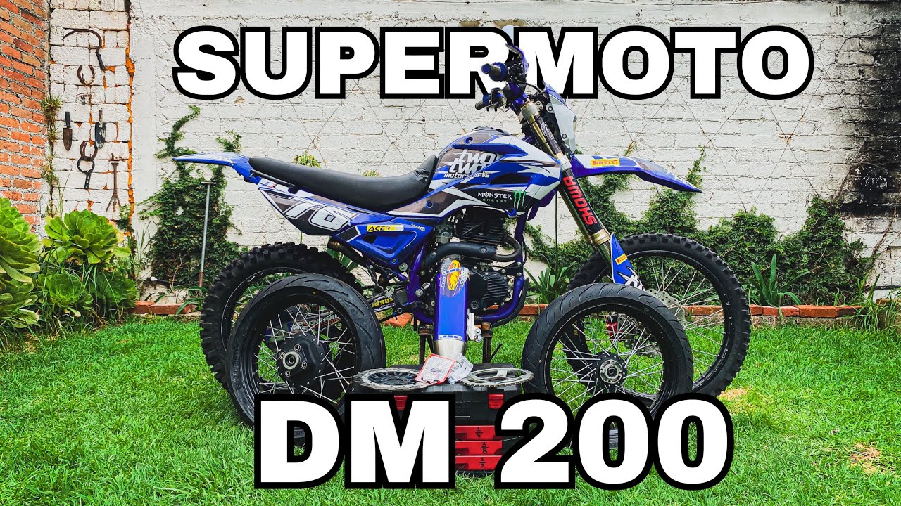 LA MEJOR DM 200 SUPERMOTO 🔥| SUPERMOTO BUILD - YouTube