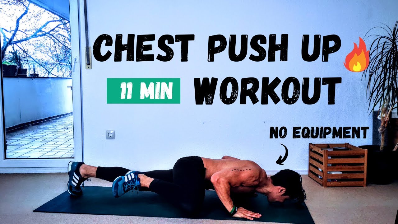 Chest push up workout at home by arturocoaching.nutrition - YouTube