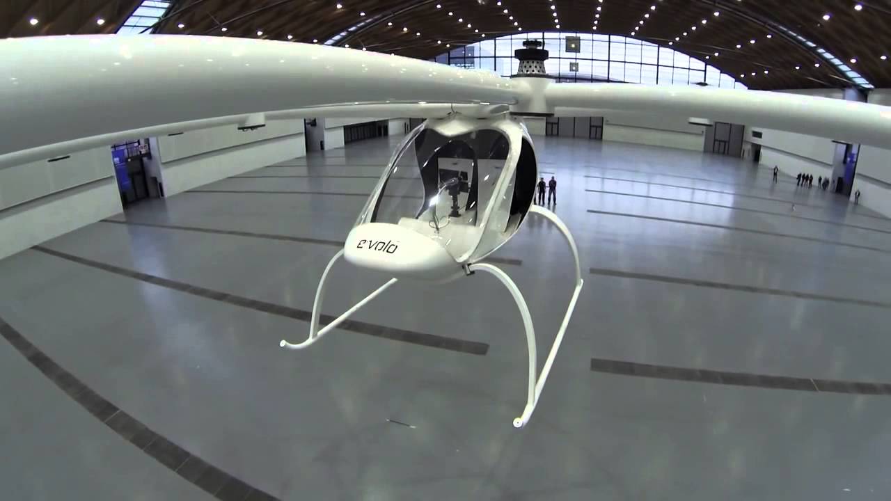 Volocopter VC200 Primeiro Vôo - YouTube