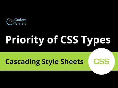 3. Priority of Different Types of CSS | CSS Tutorial For Beginners ...