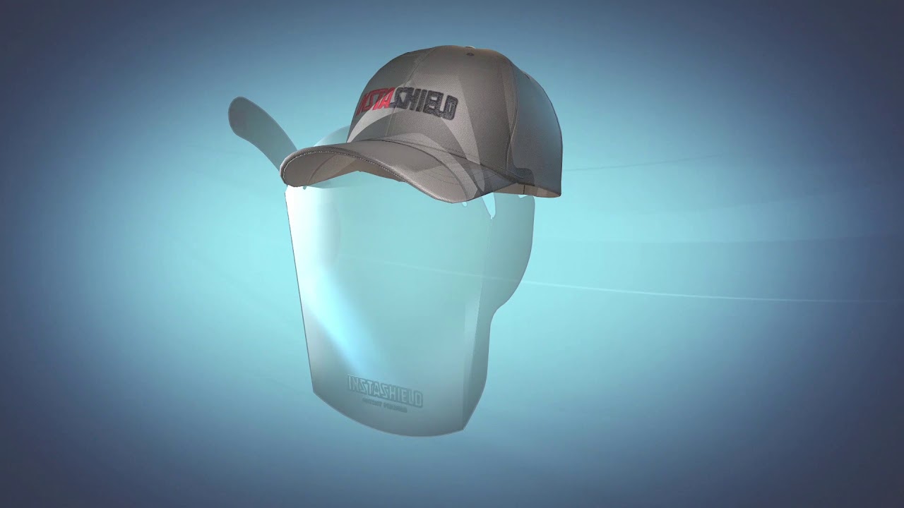 How to put your InstaShield on your hat - YouTube