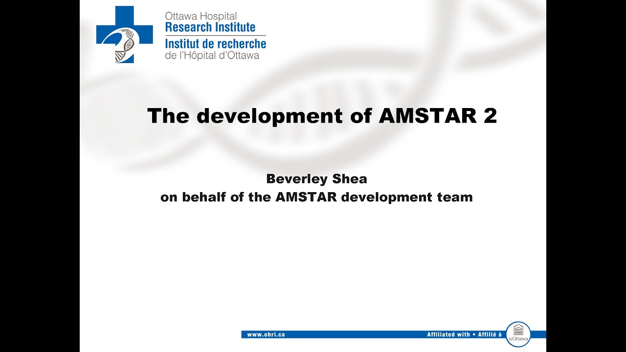 2021 03 16 Cochrane SA Webinar: AMSTAR 2 - YouTube