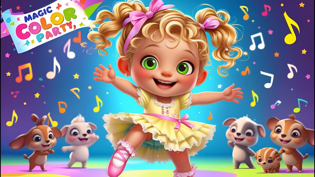 Magic Color Party Toddler Song #nurseryrhymes #toddlersongs # ...