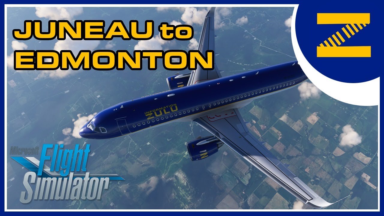 JUNEAU, ALASKA - EDMONTON, CANADA A320neo | Microsoft Flight Simulator ...