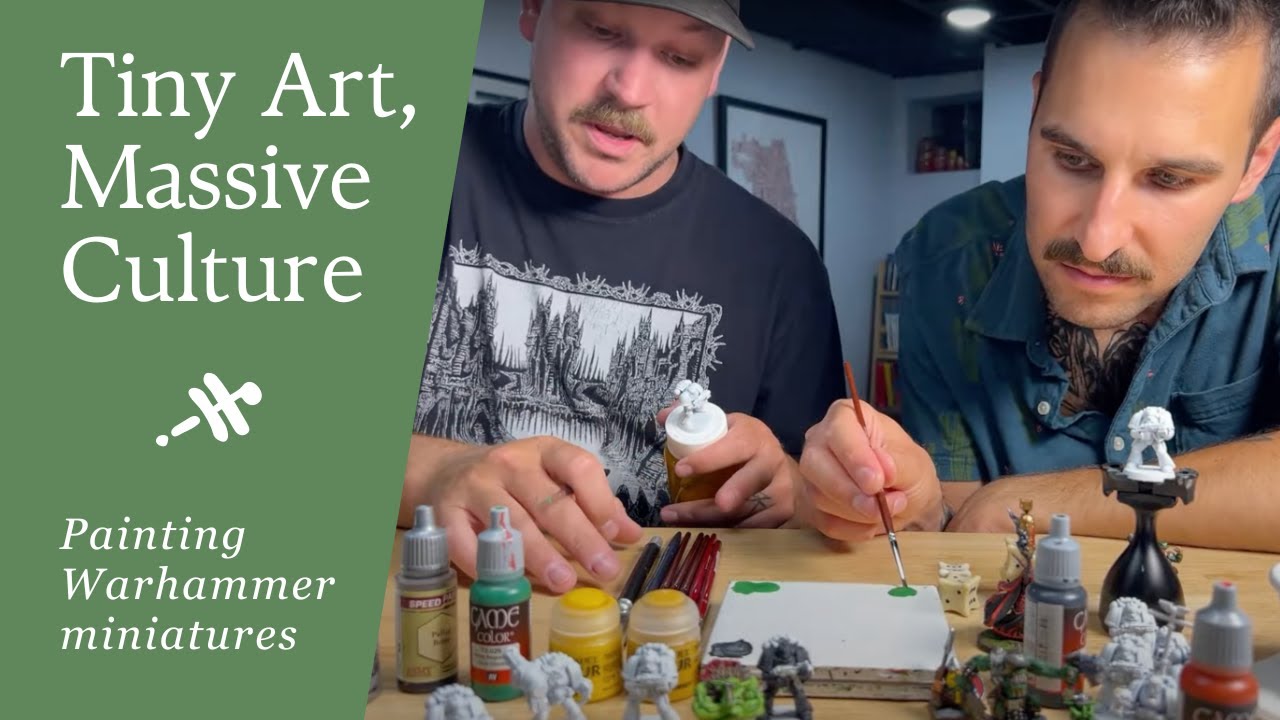 Painting Miniatures Precisely (and Poorly) | Define Play Live - YouTube