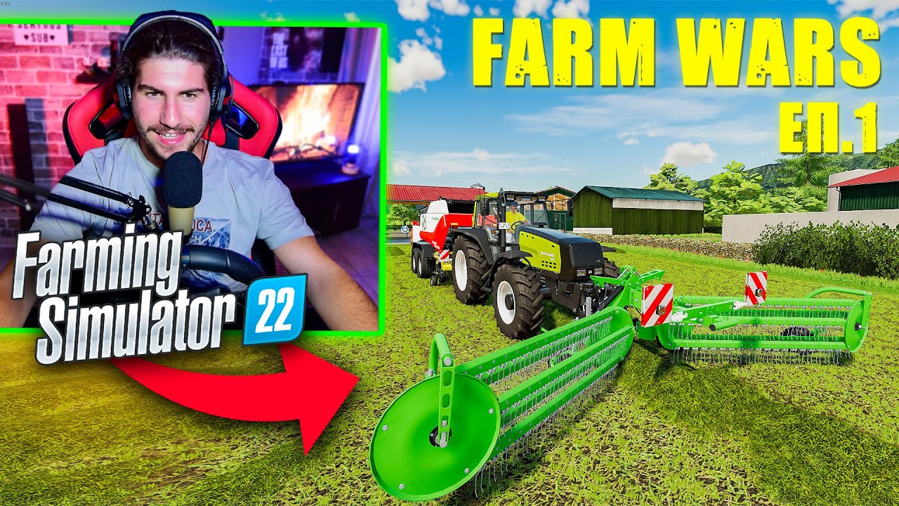 Ξεκίνησε το Farm Wars! #1 | Farming Simulator 22 | Season 1 Greek - YouTube