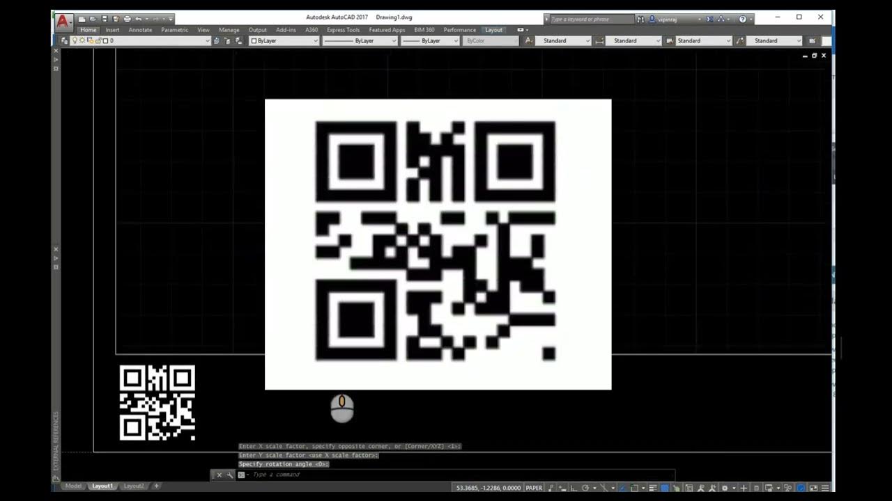 Autocad Lisp Program Insert Custom Qr Code Into Autocad Youtube