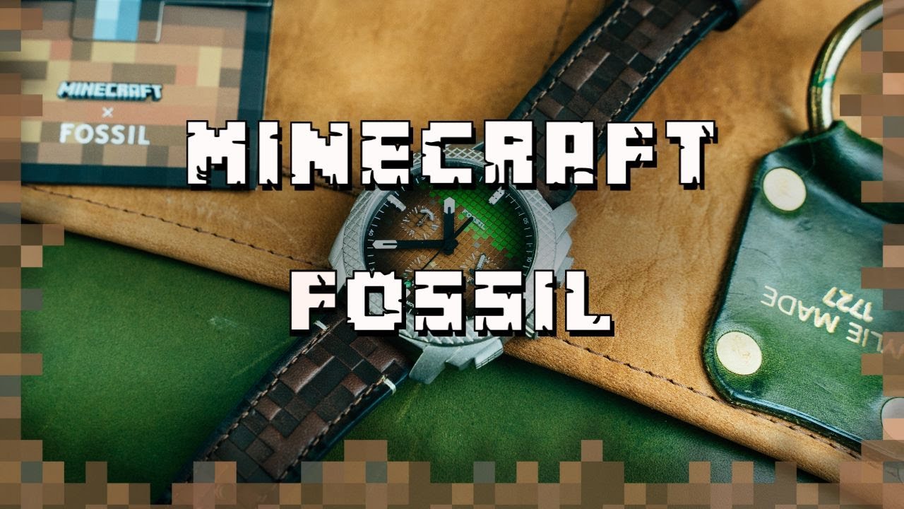Minecraft X Fossil Limited Edition Watch Unboxing & Give Away - YouTube
