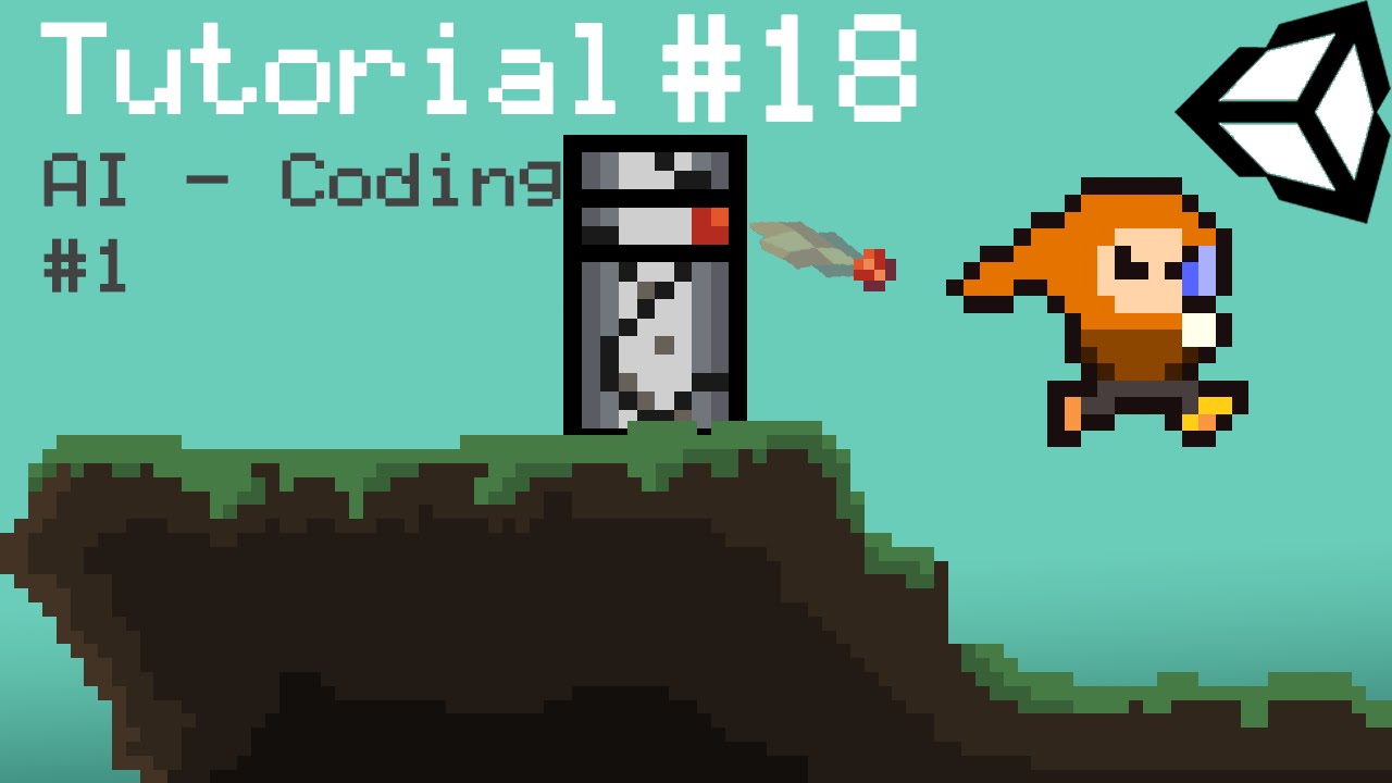 Unity 5 2D Platformer Tutorial - Part 18 - Turret AI Coding - YouTube