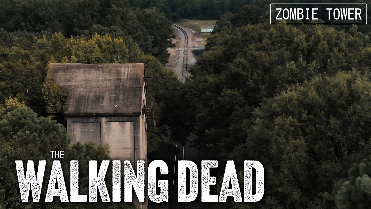 Explored Abandoned Zombie Tower from The Walking Dead - YouTube