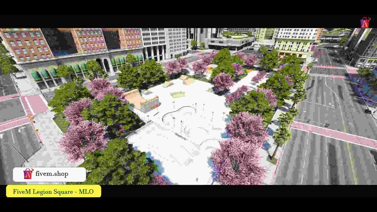 Legion Square MLO FiveM #fivem #legion - YouTube