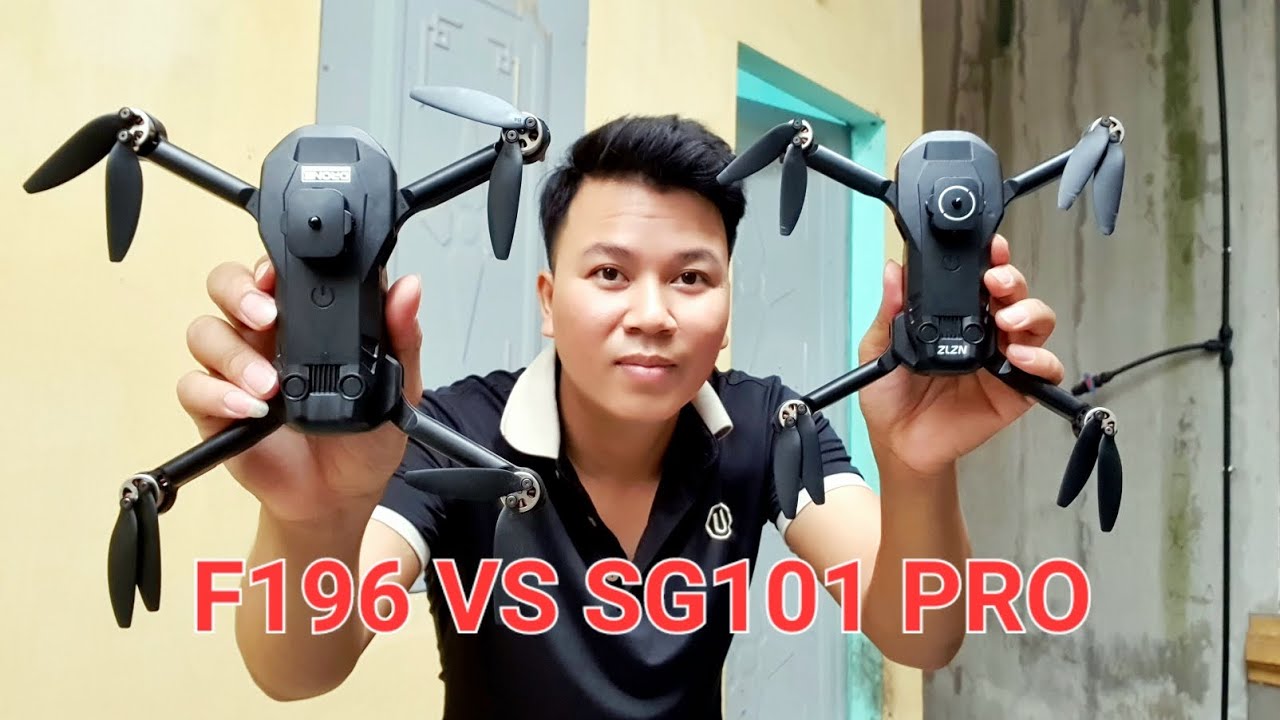 Nên chơi flycam F196 hay SG101 PRO - YouTube