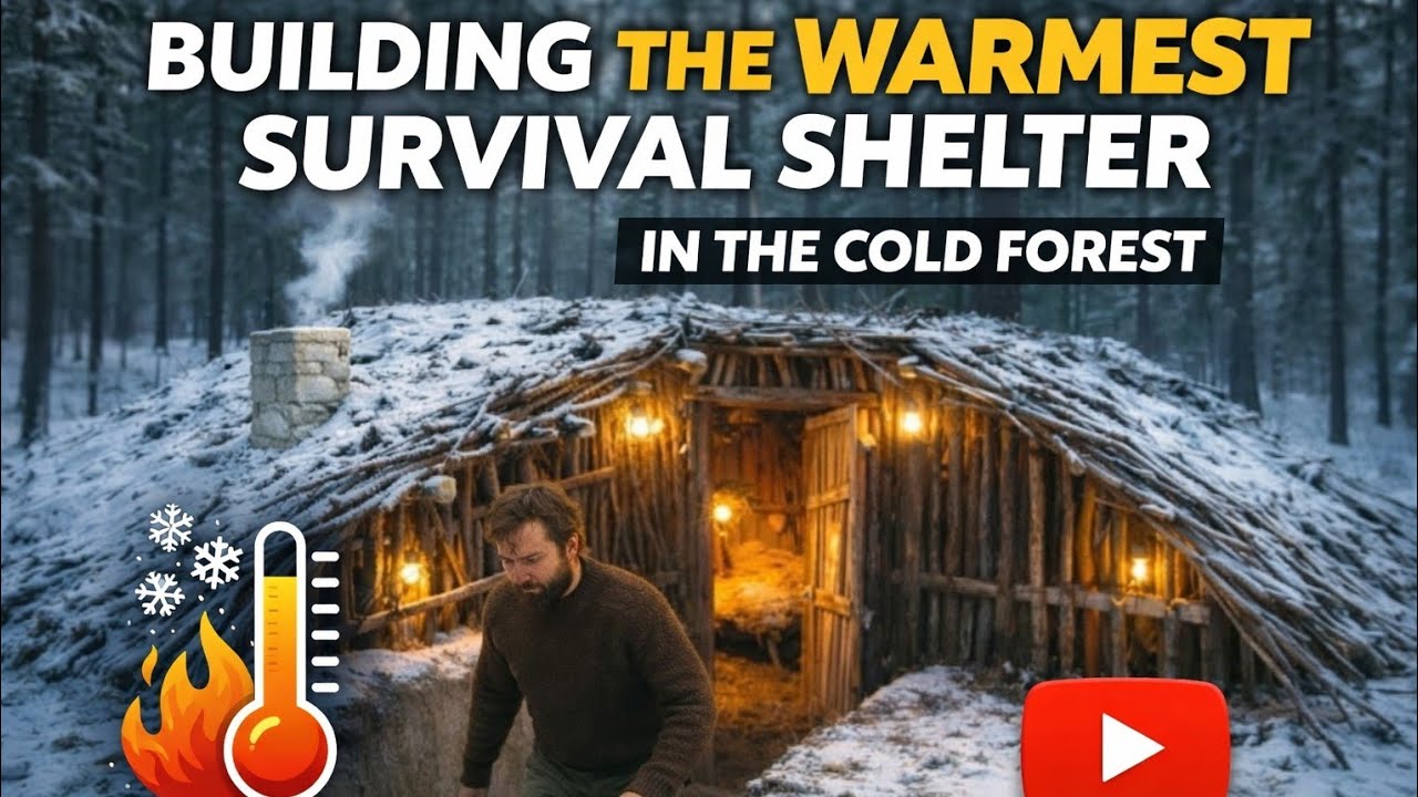 Survival Expert Builds4 AmazingShelters in the Forest/Start to Finish# ...