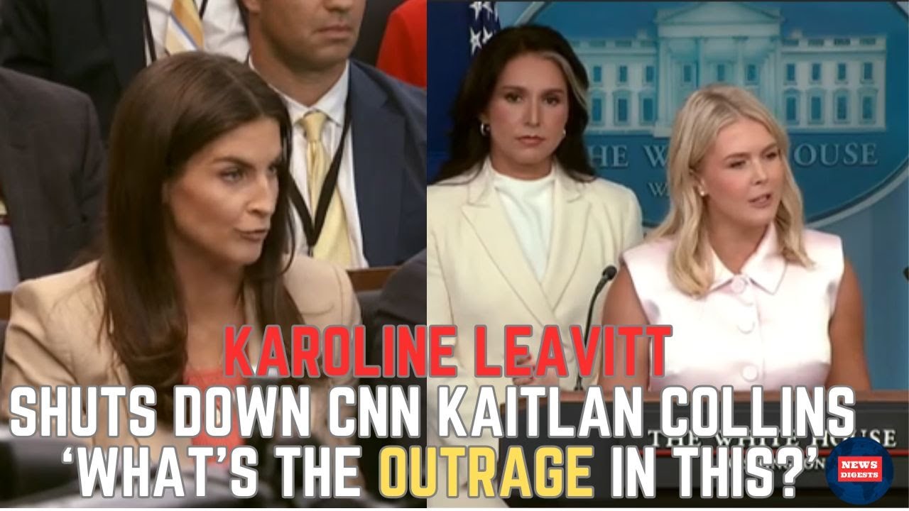 Watch Press Secretary Karoline Leavitt shuts down CNN Kaitlin Collins ...