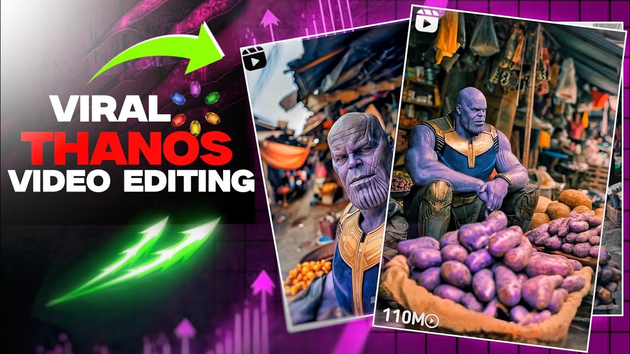 THANOS Trending Video Editing Tutorial 🔥 | Thanos Vegetables Selling in Market - YouTube
