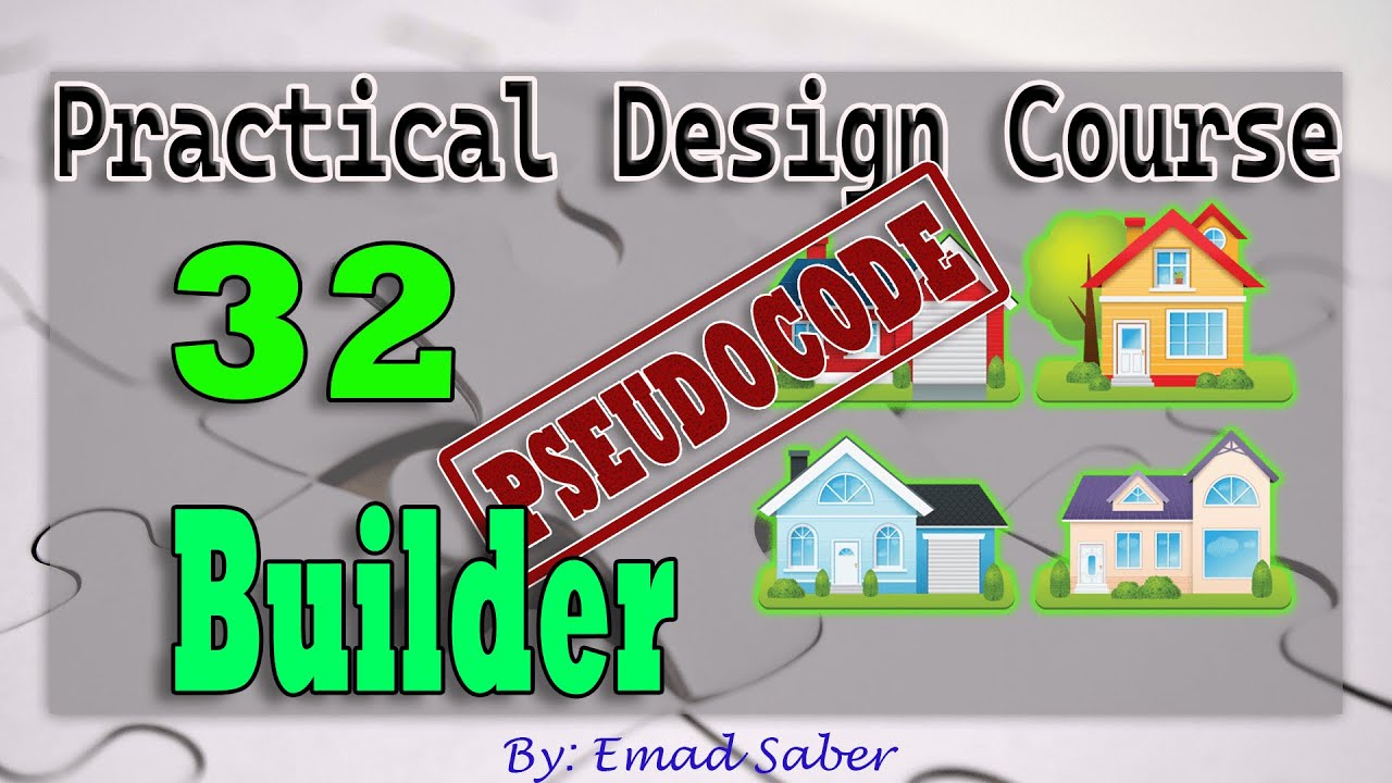 32 Creational Patterns Builder Pseudocode Designpatterns Csharp 9237