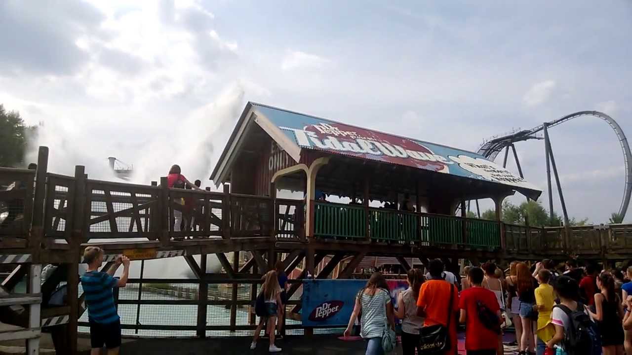 Thorpe Park Tidal Wave Splash. - YouTube