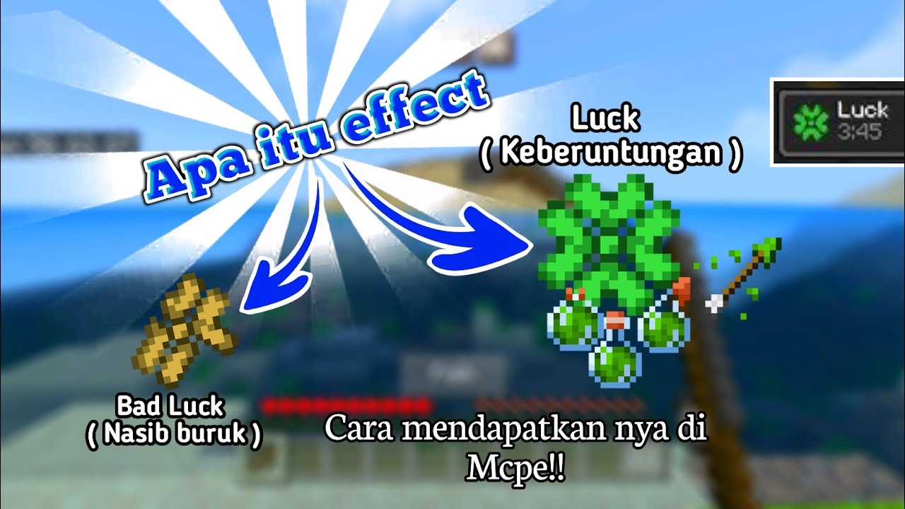 Apa itu Effect luck & Bad Luck di Minecraft - YouTube