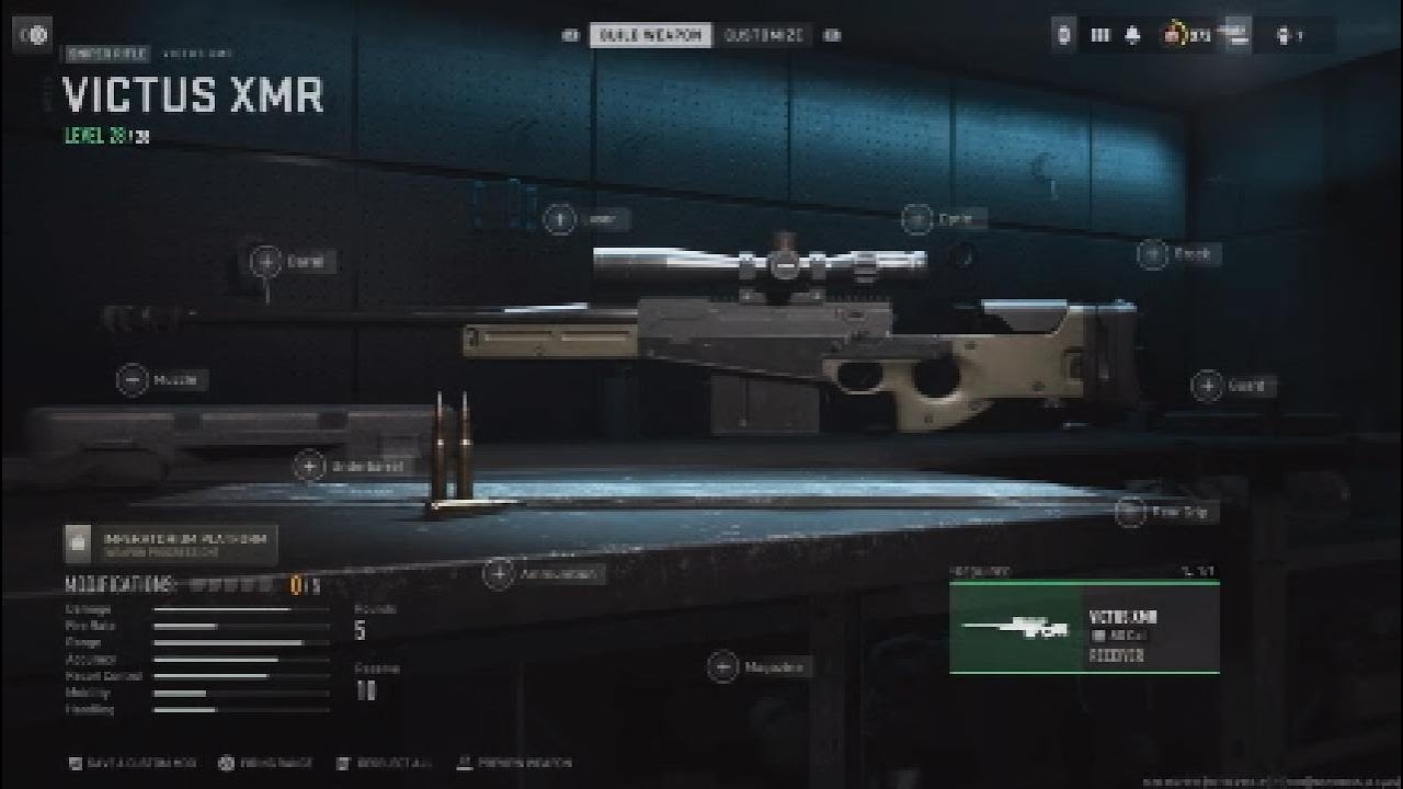 Call of Duty - MW2 - All Sniper Rifle Attachments ~ VICTUS XMR - YouTube