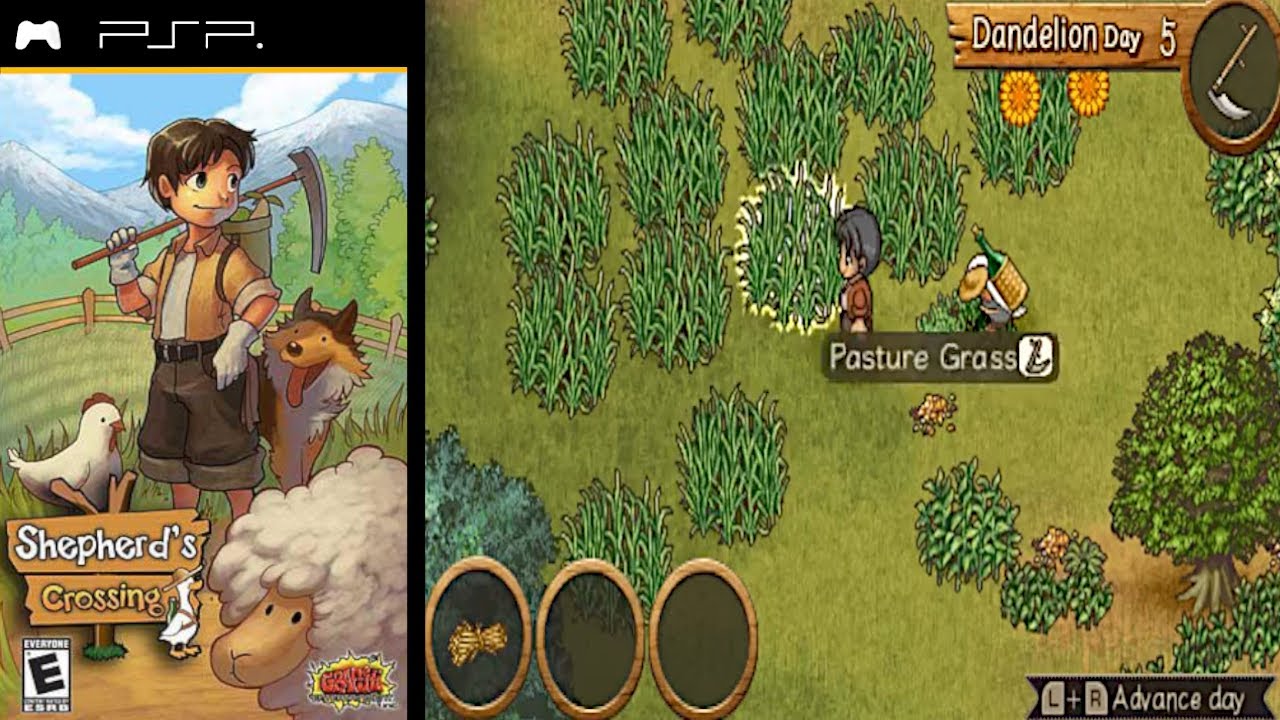 Shepherd's Crossing ... (PSP) Gameplay Peek - YouTube