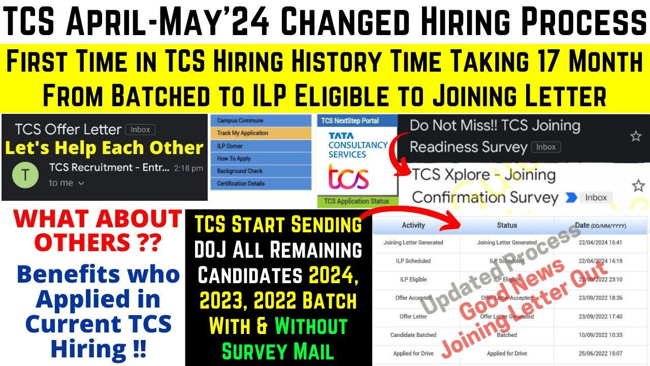 Big Update First Time in TCS Hiring History Taking 17 Months From ...