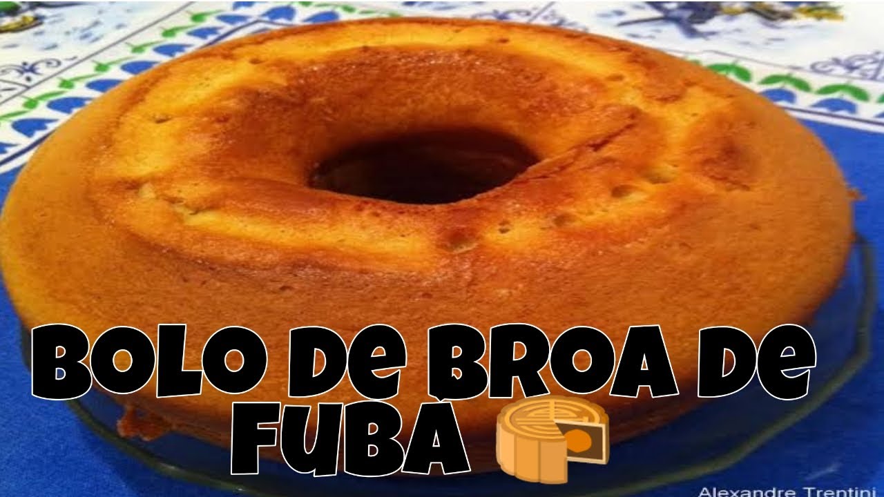 Bolo de broa de fubá ♥️ - YouTube