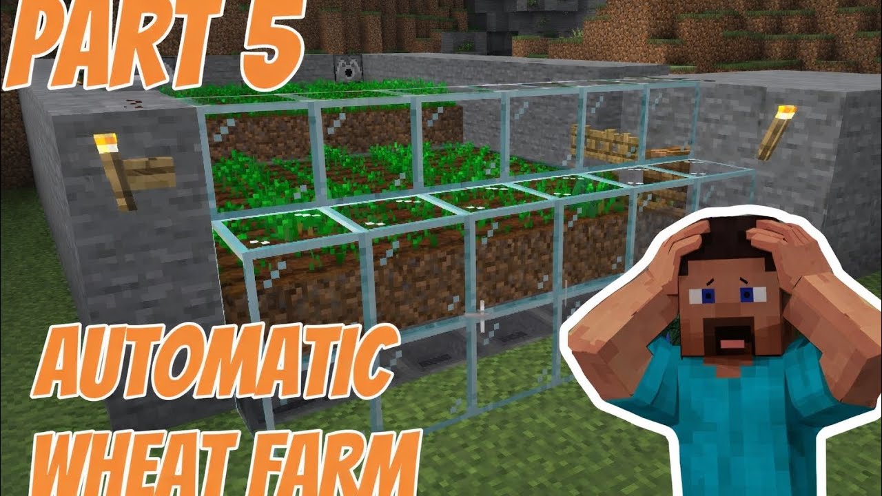OMG! 😱 | AUTOMATIC WHEAT FARM 😎 | MINECRAFT GAMEPLAY 🎮 - YouTube
