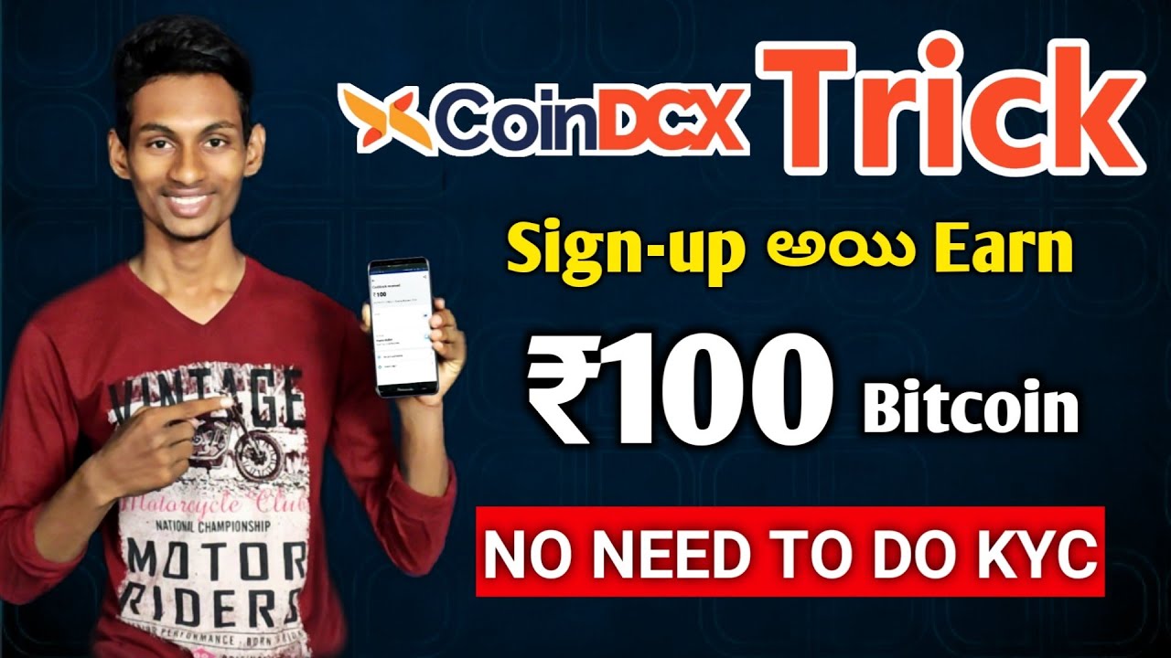 Sign Up & Get ₹100 In Telugu | CoinDcx Go Telugu | CoinDcx Go App Offer ...