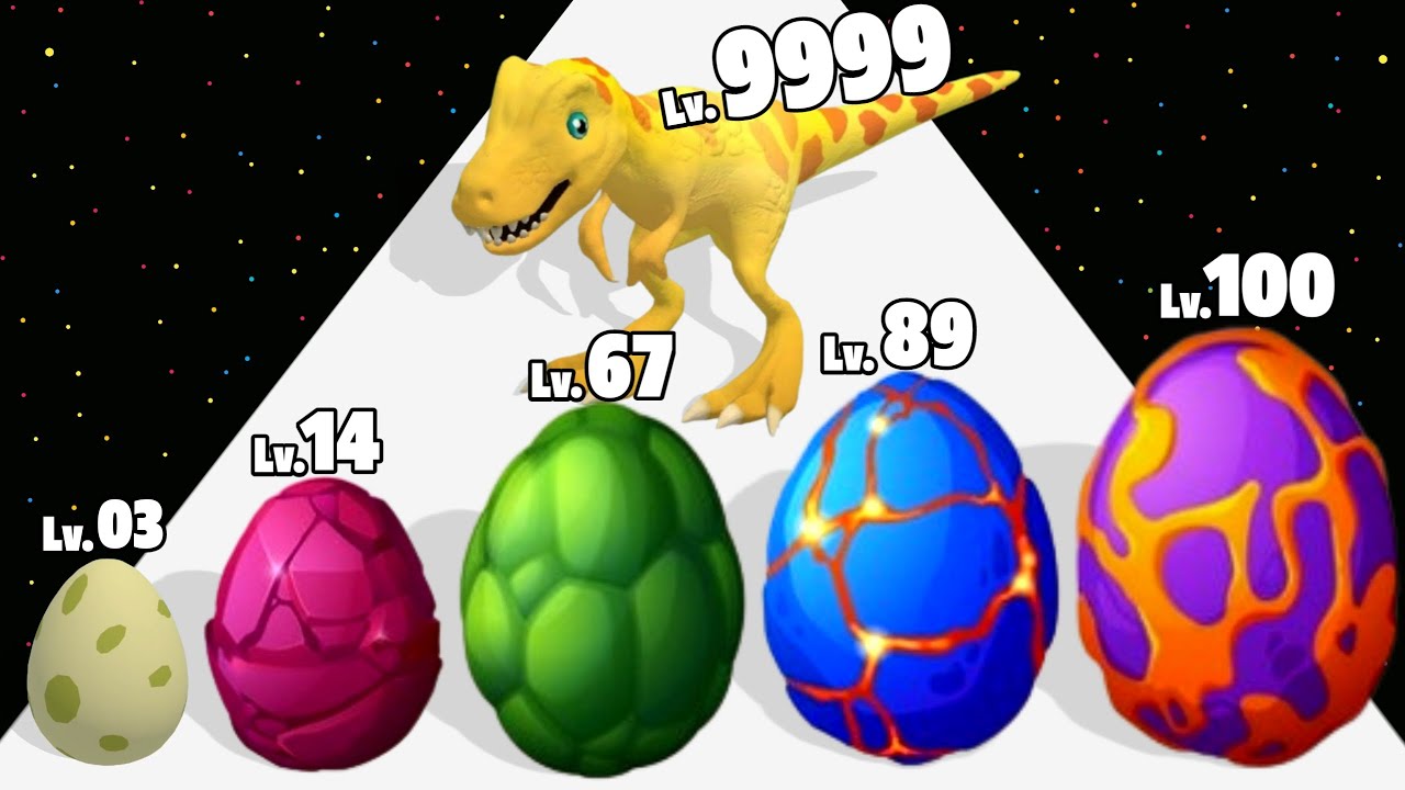 Merge Dinosaur Dino Evolution - Level Up Dinosaur Max Level Gameplay ...