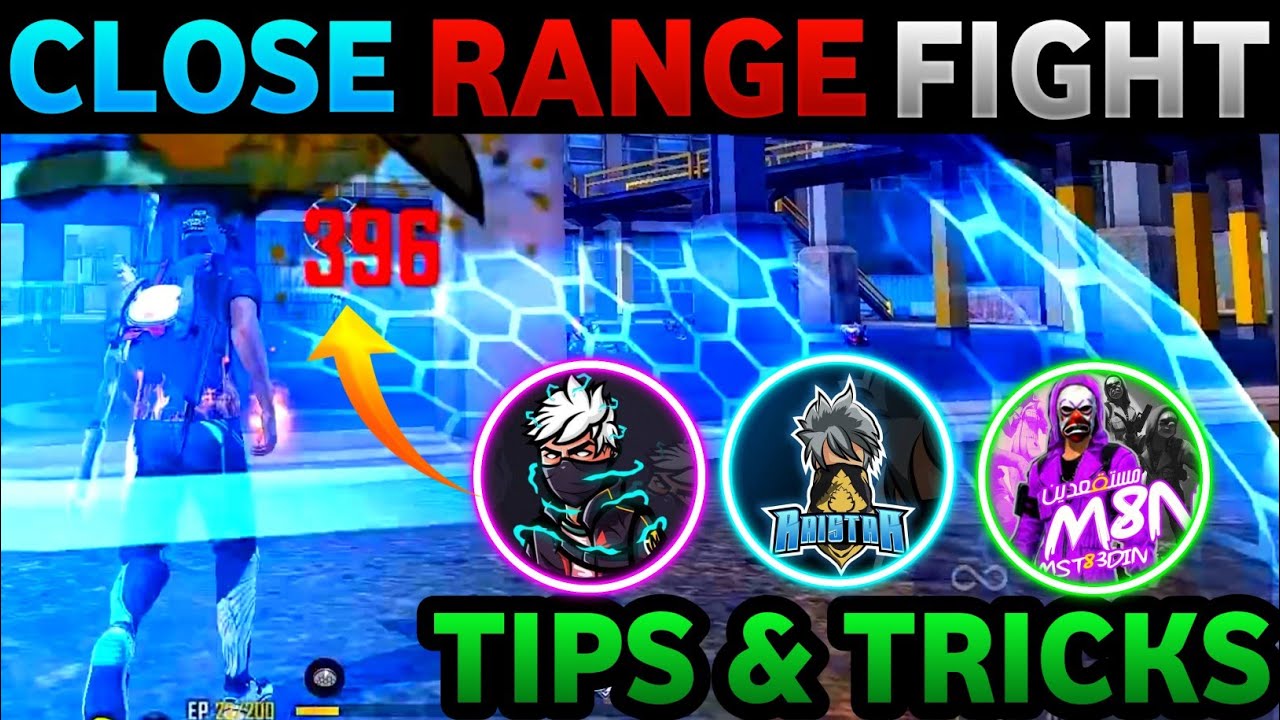 CLOSE RANGE FIGHT TIPS AND TRICK IN FREE FIRE | HOW TO WIN EVERY CLOSE ...