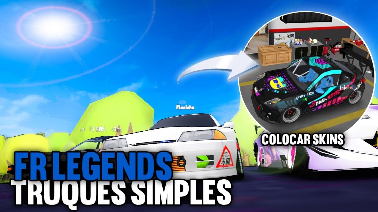 Como colocar SKINS no FR LEGENDS & criar conta no MULTIPLAYER!! Bug da ...