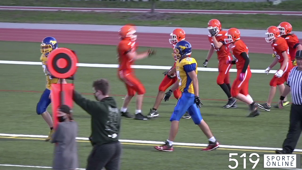 AABHN Junior Football - Brantford Collegiate Colts vs North Park ...