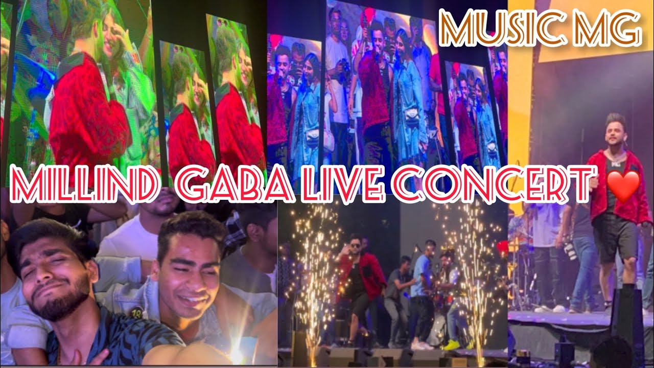 MILLIND GABA ️LIVE Concert in Newdelhi ||YUVI PREWA || MUsic MG ...