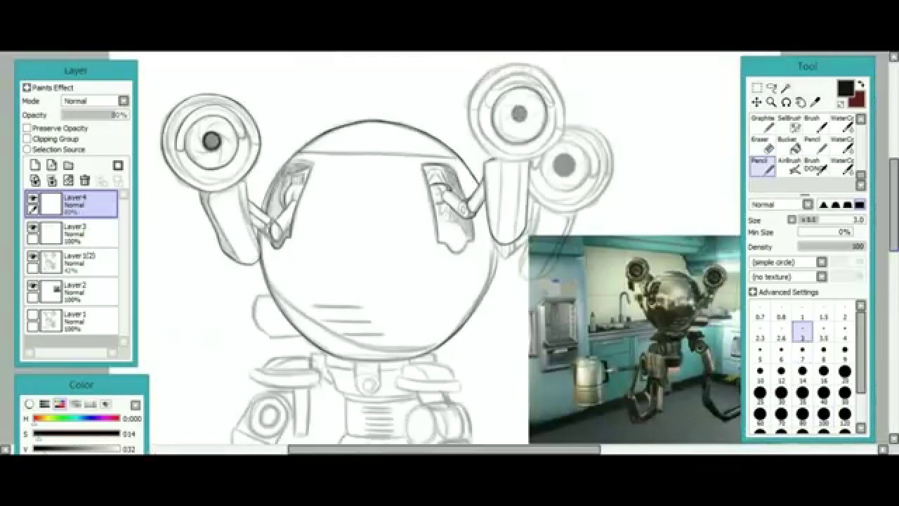 Fallout 4 - Mr. Handy [SpeedPaint] - YouTube