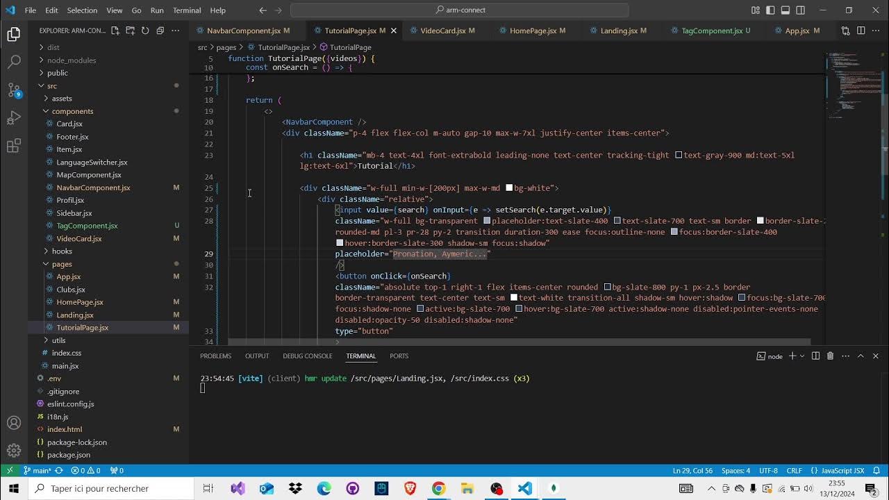 Create a project reactjs + tailwind css - YouTube